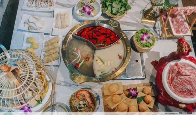 Sky-Dome Hotpot In KL Has Futuristic Domes & Mala And Coconut Broth For ...