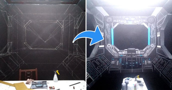 M'sian Man Created Spaceship Themed Room In 5 Days, Gives Inspiration ...