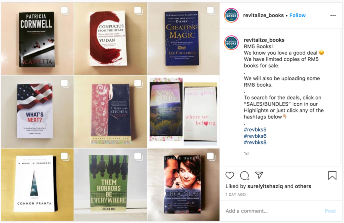 8 Instagram-Based Booksellers In M’sia To Get Cheap Preloved & New ...