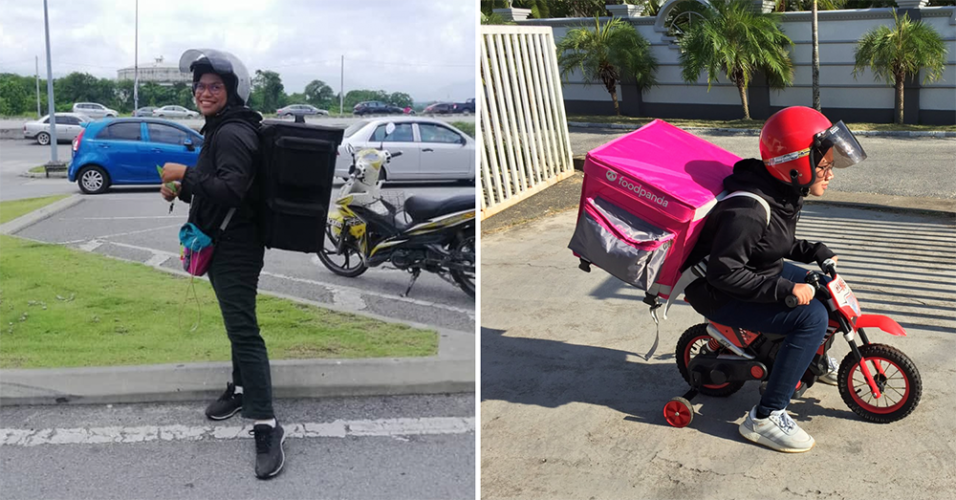 20-Year-Old Woman Works As A Delivery Rider During The MCO And Inspires ...