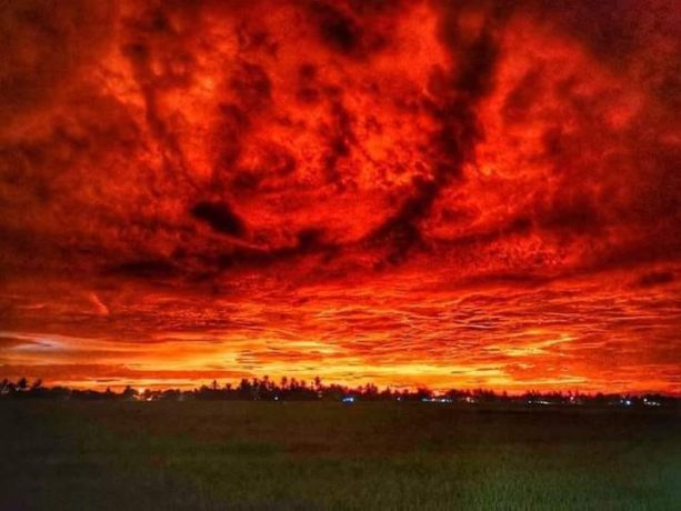 Penangites & Kedahans Report Blazing Red Skies That Look As If An ...