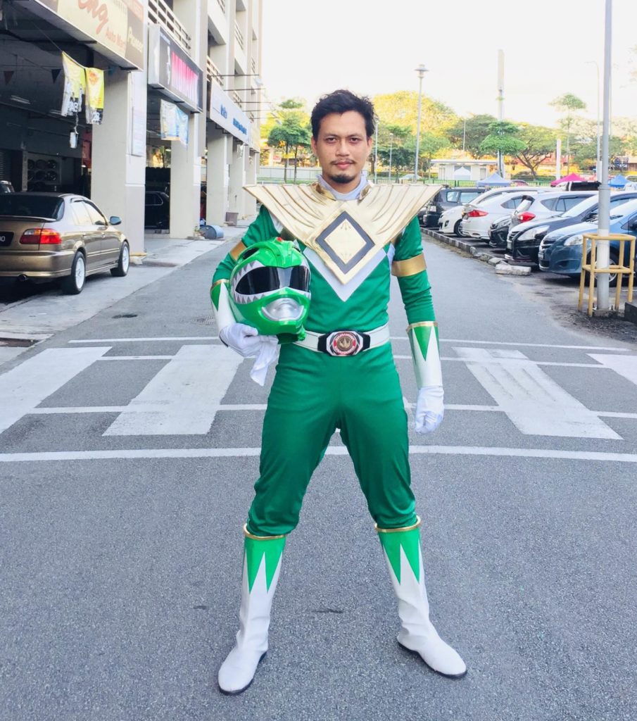 M’sian Man Cosplays As A Power Ranger For Work
