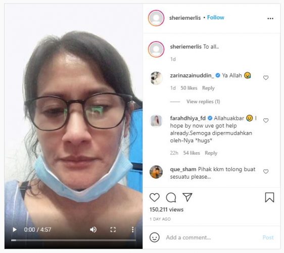 Actress Sherie Merlis Shares Family's Covid-19 Struggle In Viral Video