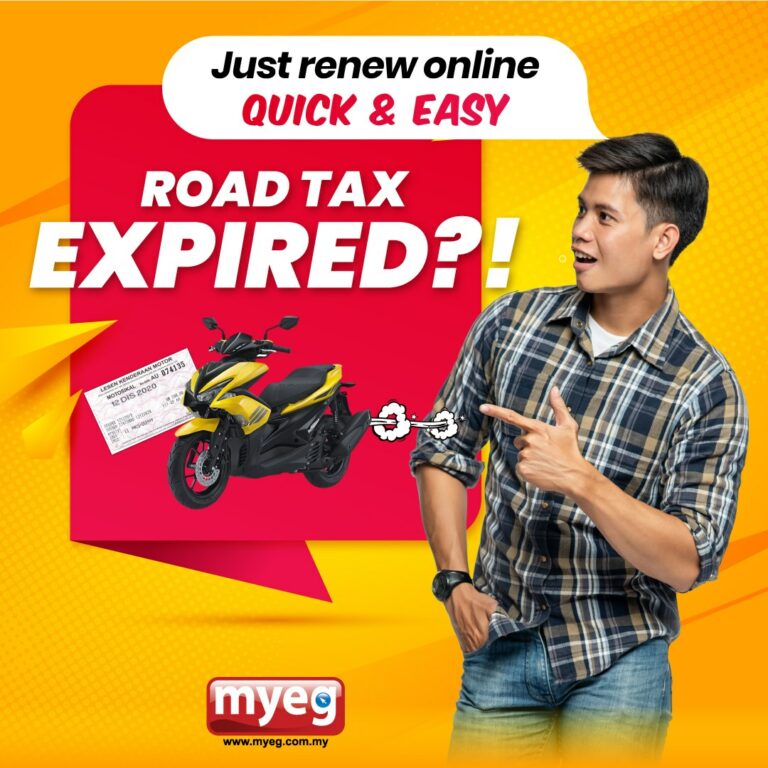 11 Platforms To Renew Road Tax Online To Skip The Queues