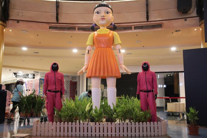 Giant Doll From Squid Game Spotted At Sunway Pyramid Shopping Mall