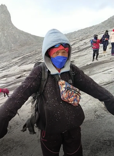 Climbers Witness Snowfall On Mount Kinabalu