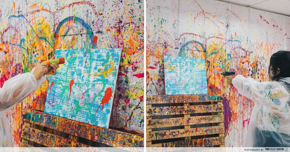 Splatter Art Factory: Art Studio With Glow-in-the-dark Paint In Subang Jaya