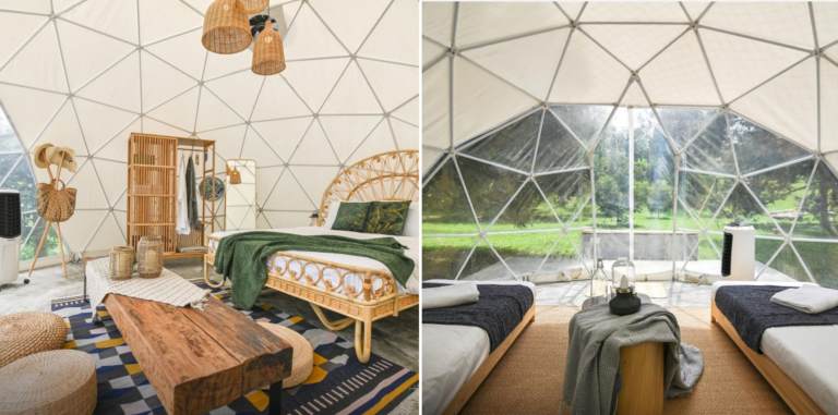 The Hooton Retreat: Go Glamping In Bubble Domes & Have A Campfire Sesh