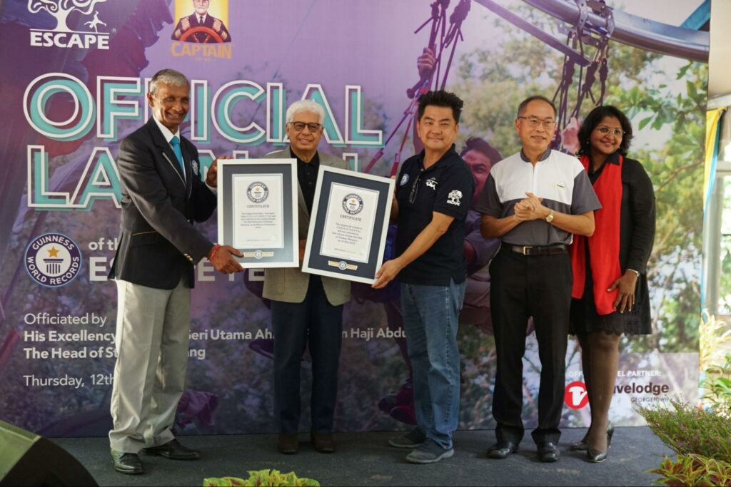 World’s Longest Zip Coaster Launches At Escape Theme Park Penang