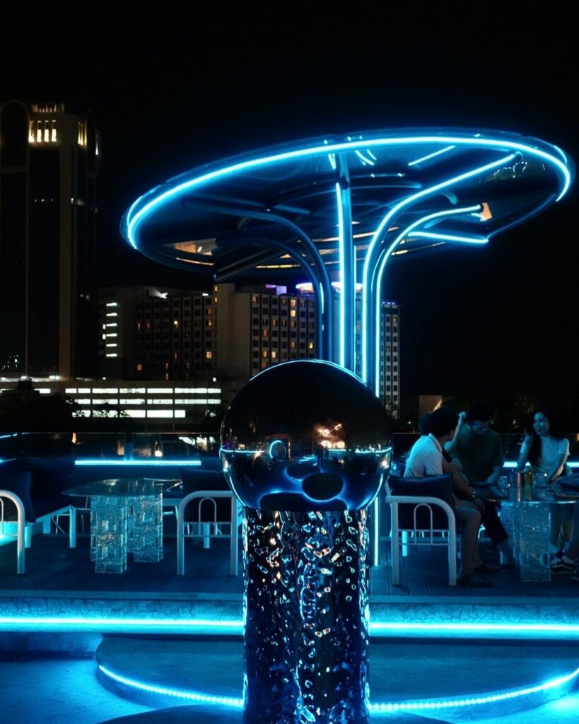 Sphere Rooftop Bar Is A Space-themed Penang Bar With Wasabi Cocktails
