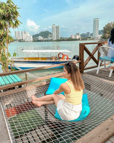 Biru Biru On The Island Hae Sea Views & Ombre Drinks In Penang