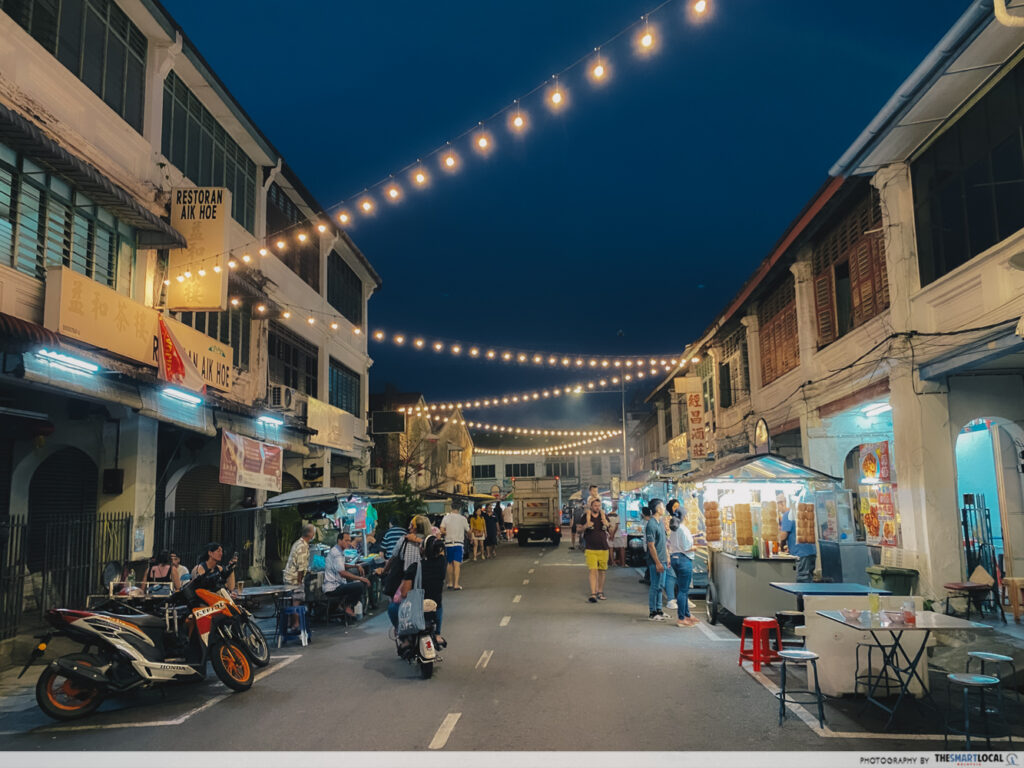 Chulia Street Night Hawker In Penang Has Iconic Decades-Old Food Stalls