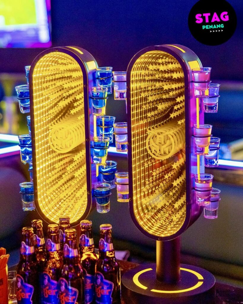 Stag Bar Penang Is A Futuristic Sports Bar With Neon-lit Arcade Games