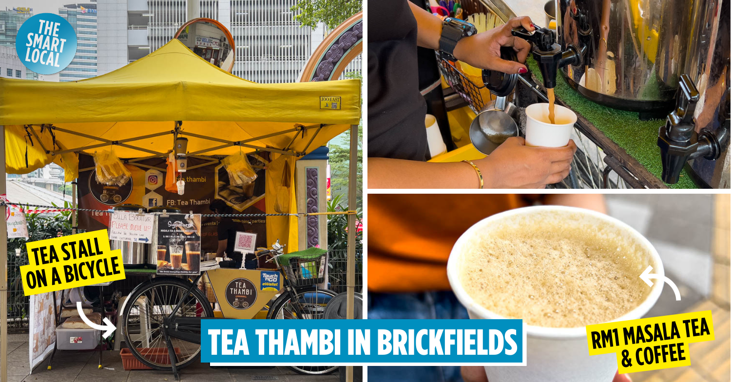 Tea Thambi In KL Sells RM1 Masala Tea From A Bicycle By The Roadside