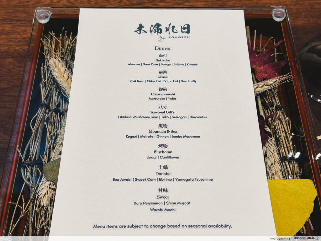 Komorebi Dining: Enjoy Intimate Kyoto Kappo Dining In Penang