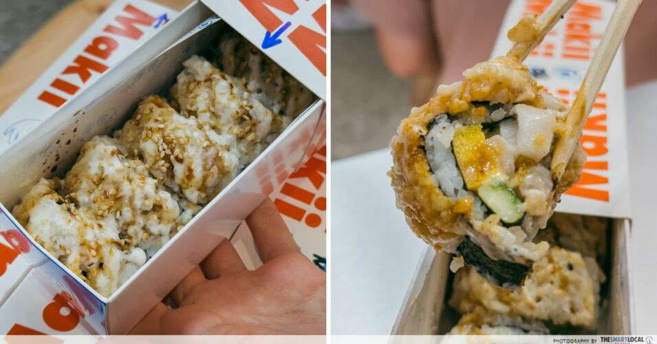 Makii Makii Is A Fast-Food Maki Store With Truffle Oil & Mushroom Rolls