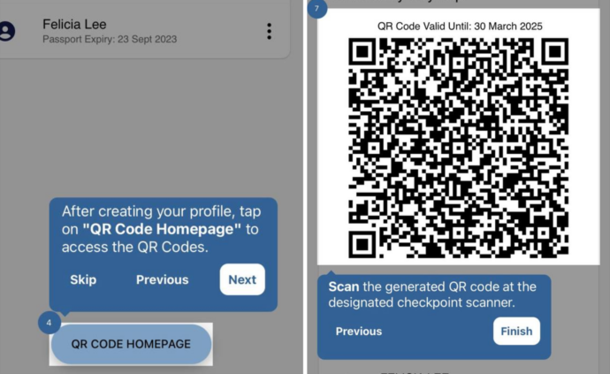 Singapore QR Code Immigration Clearance Guide For Malaysians
