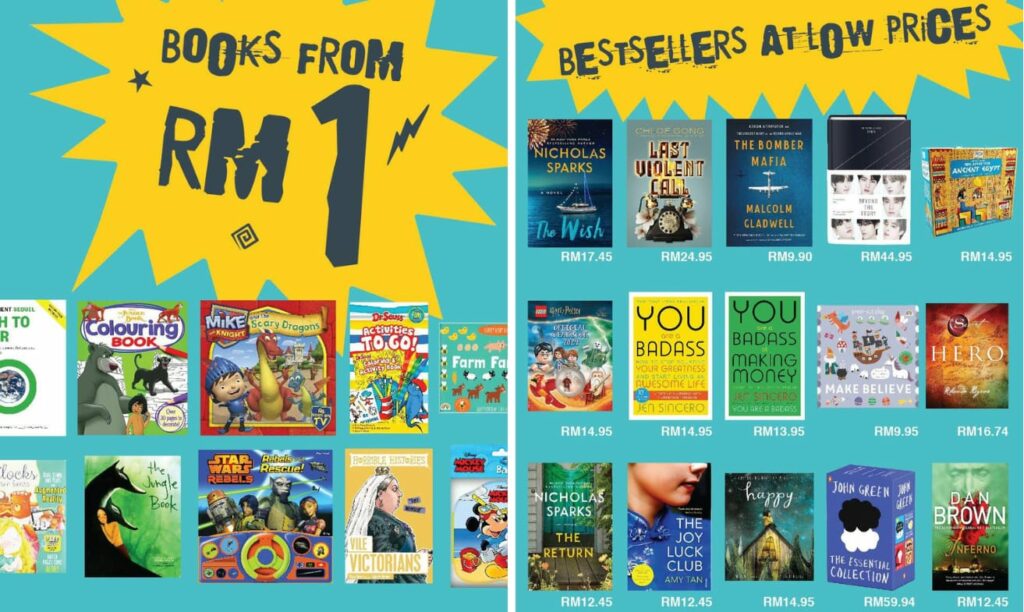 BookXcess Has A Huge Moving Out Sale Till End-March At KL East Mall