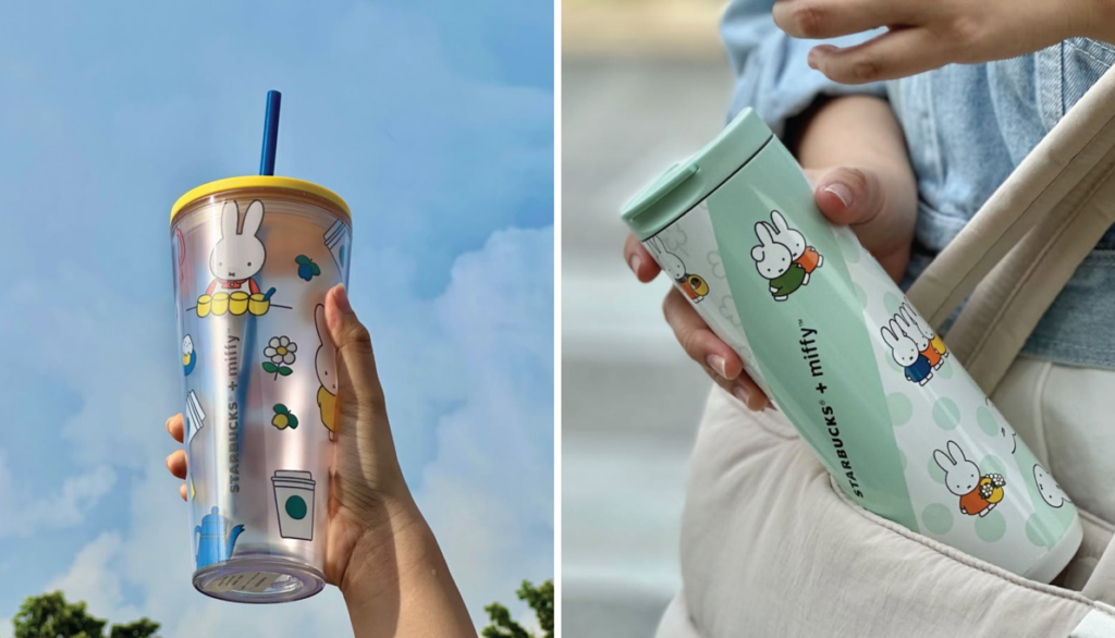 Starbucks x Miffy Collection Has Miffy Puffer Tote Bags & Tumbler