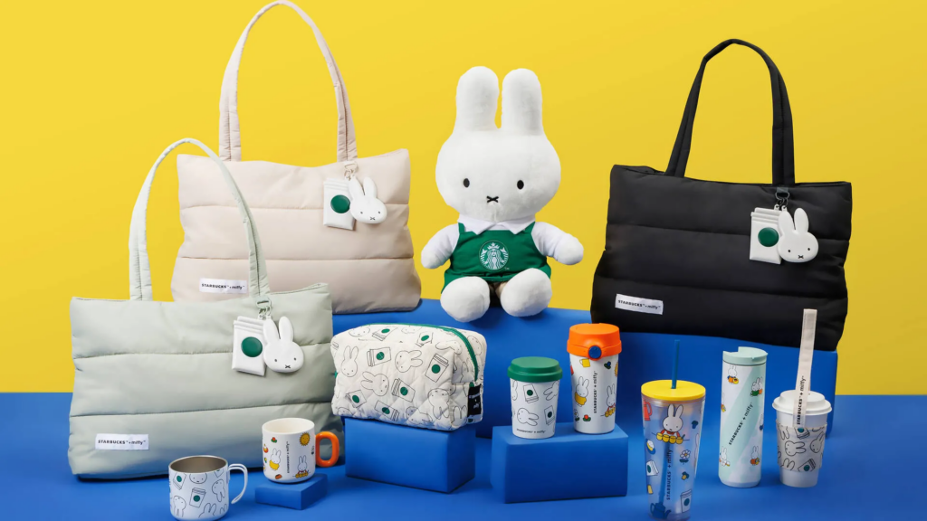 Starbucks x Miffy Collection Has Miffy Puffer Tote Bags & Tumbler