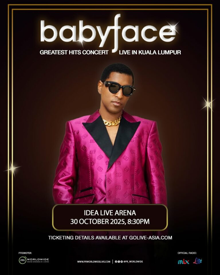 Babyface Is Returning To Malaysia To Perform Live This October