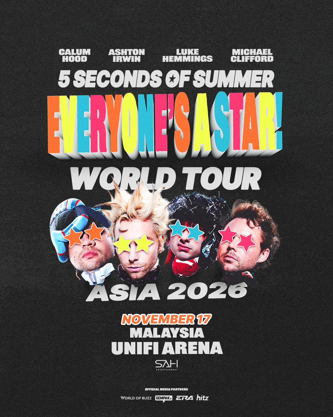 5SOS To Perform In Malaysia On 17th November